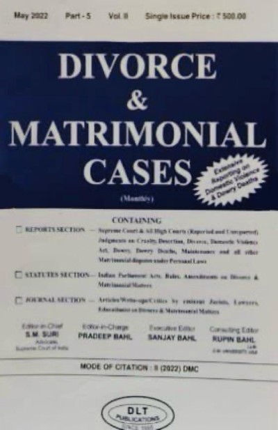Divorce and Matrimonial Cases (Monthly) - DMC 2025 Annual Subscription